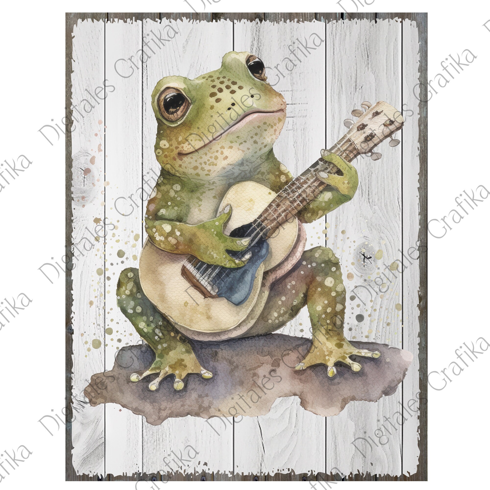 HAPPY LITTLE FROGS, Vintage Frogs Sign, Cute Frog Poster, Wall Art ...