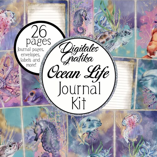 Under the Sea Junk Journal Kit Digital Download Printable - Etsy