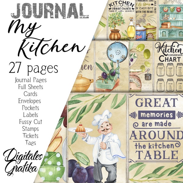 Cooking Journal - Etsy