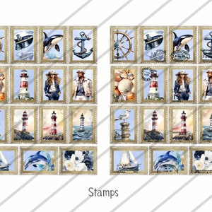 Nautical Dreams Journal Kit: Ocean Ephemera (digital Download) - Etsy