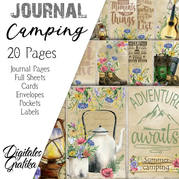 Camping Journal - Etsy
