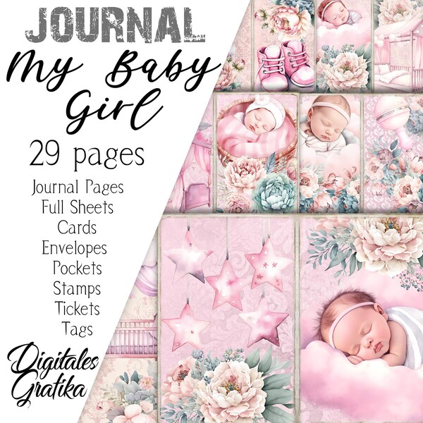 Girl Scrapbook Kit - Etsy