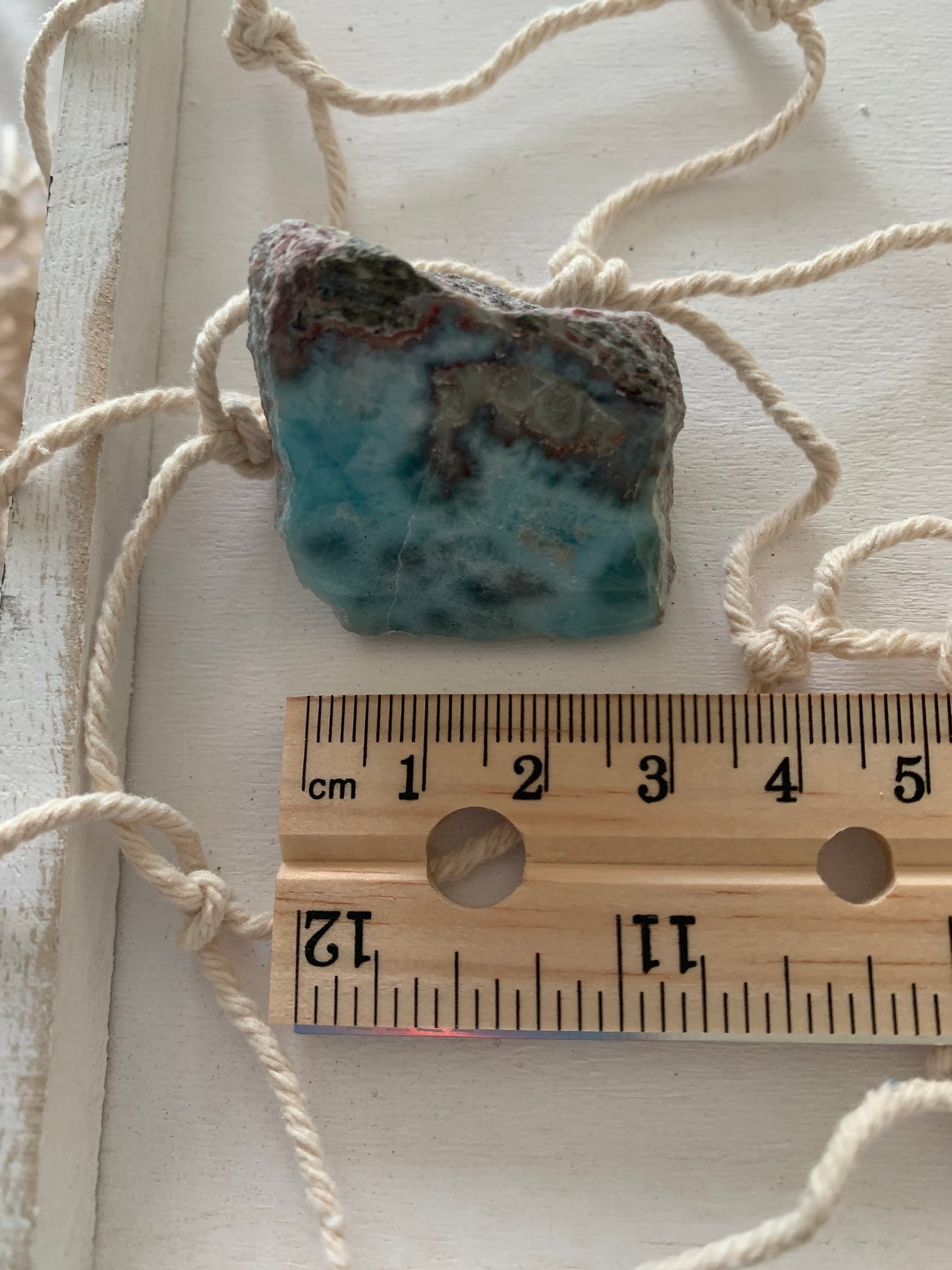Unpolished Larimar Rough Slab - Etsy