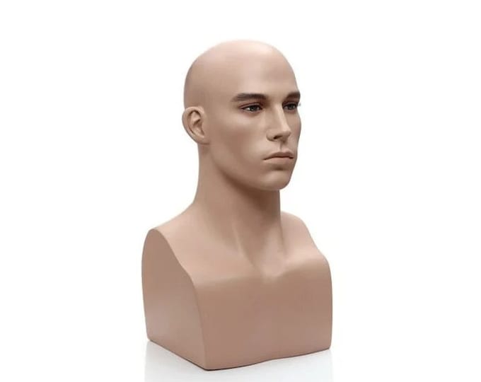 Adult Male Mannequin Fiberglass Display | Realistic Flesh Tone ...