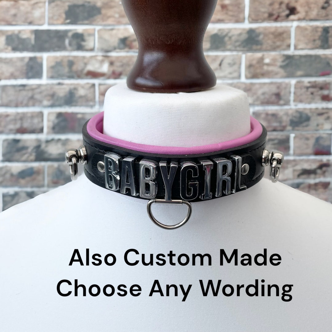 Real Leather Collar Choker I Custom Made Collar I Quality Padded Cow ...
