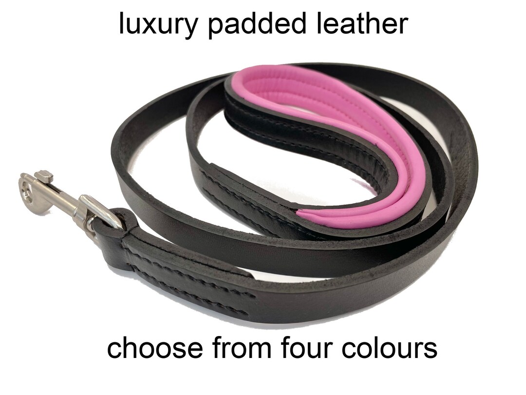 Bdsm Bondage Kink Leash I Quality Leather Lead With Padded Handle 1.2 ...
