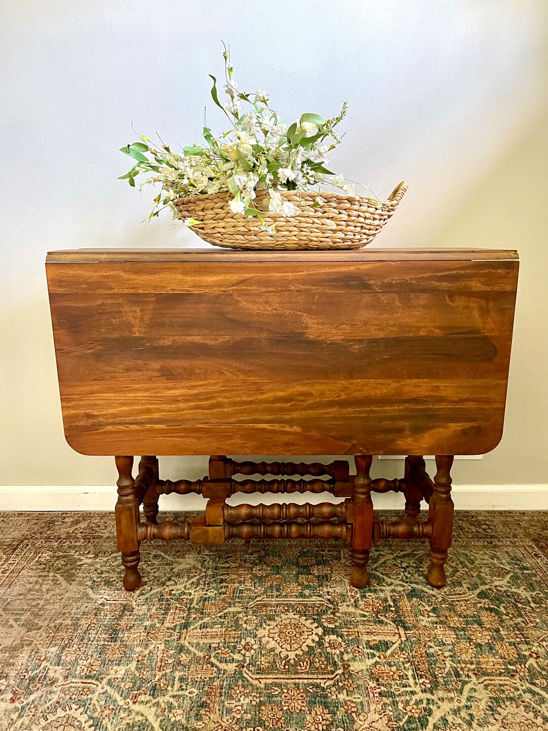 Antique Gate Leg Drop Leaf Table - Etsy