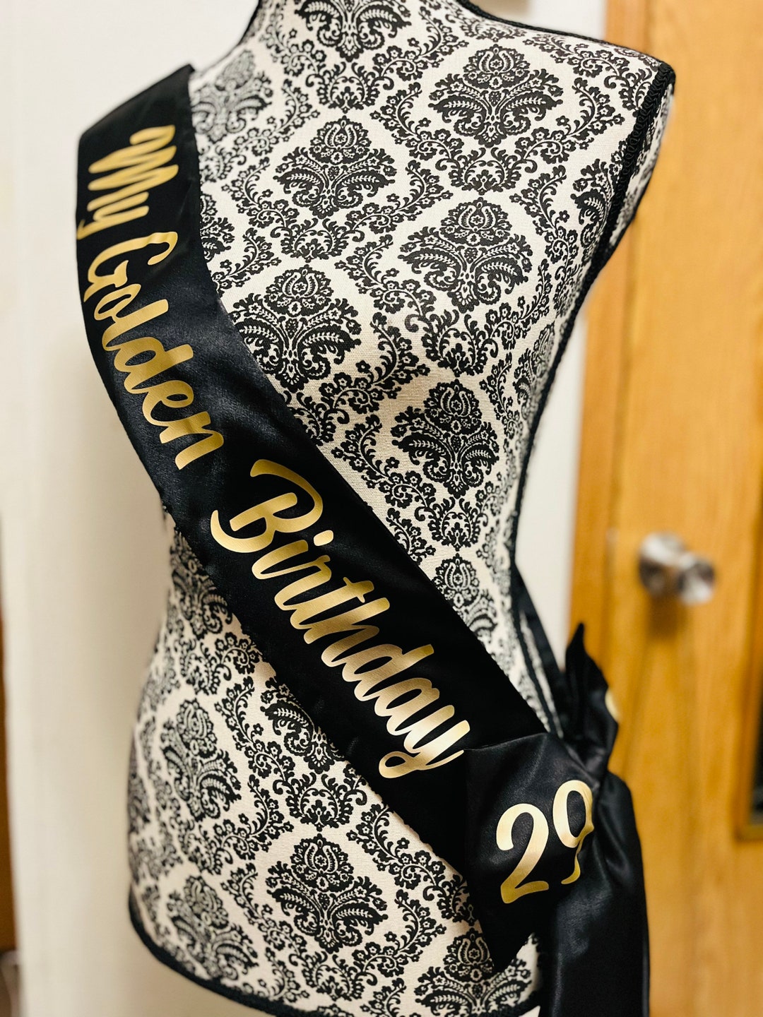 Personalized Satin Silk Fabric Sash | Quality Made - Etsy