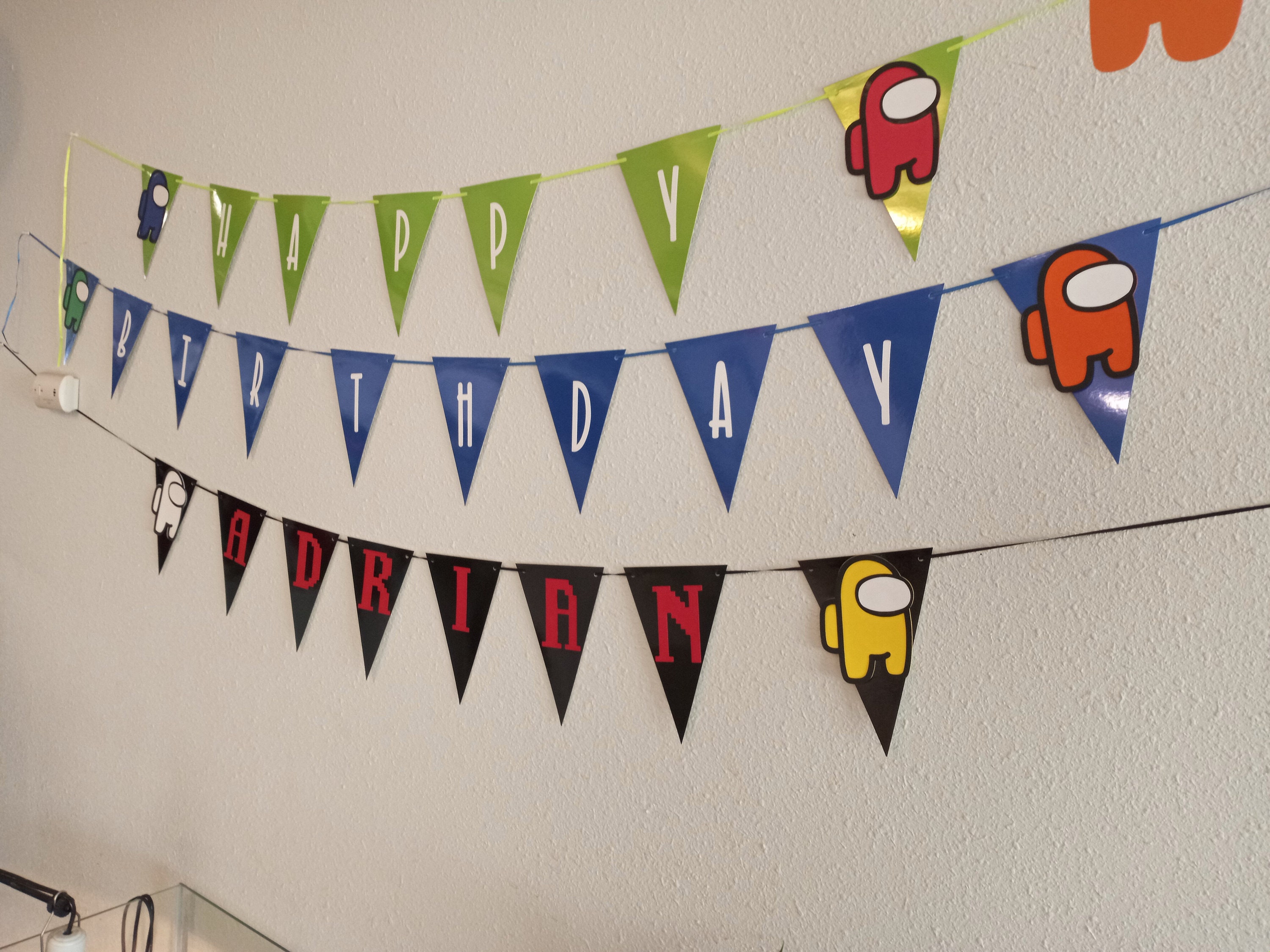 Among Us Birthday Banner - Etsy Singapore