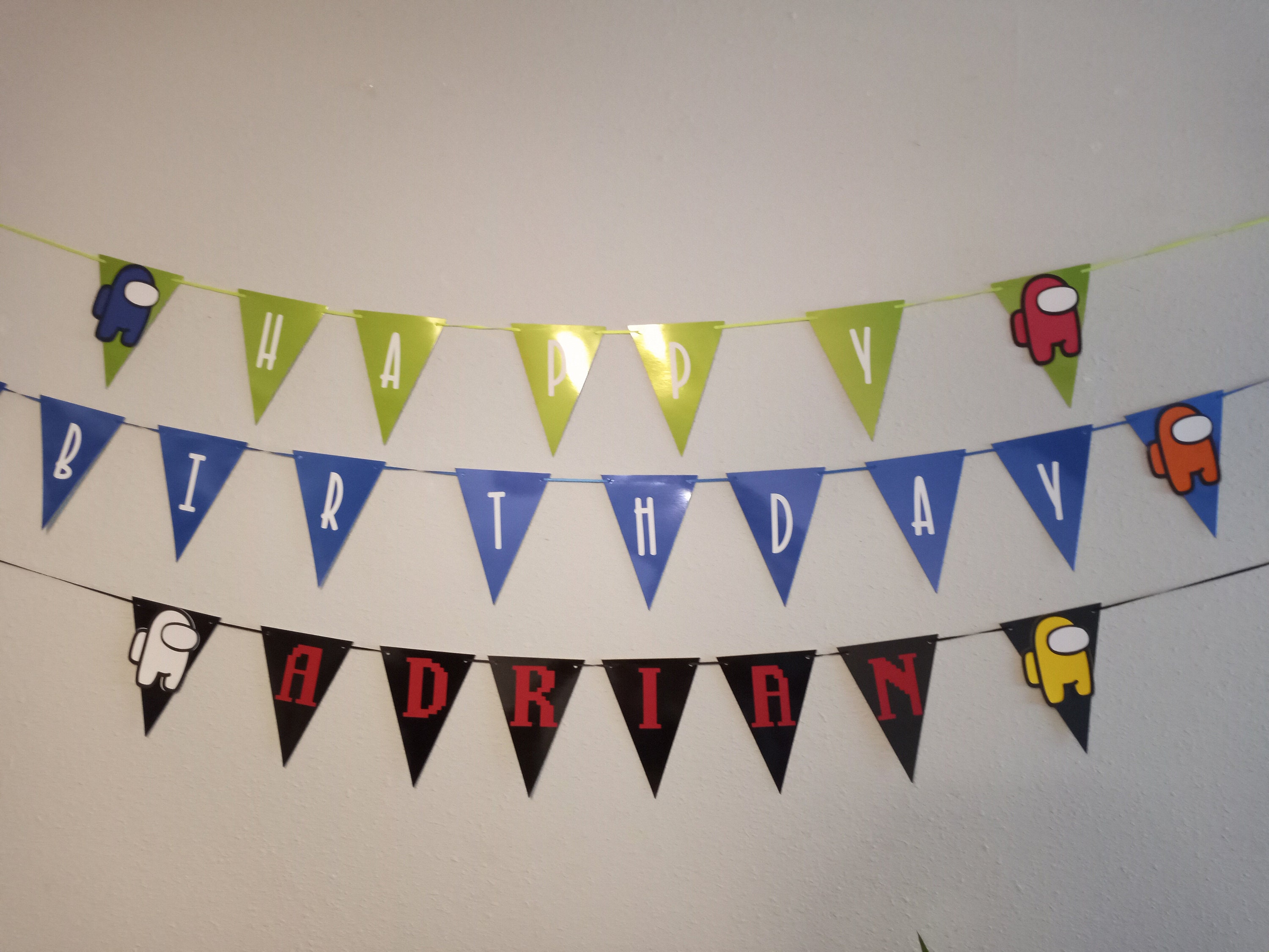 Among Us Birthday Banner - Etsy