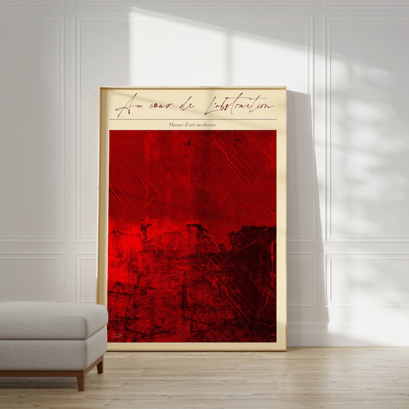 Red Art Print - Etsy
