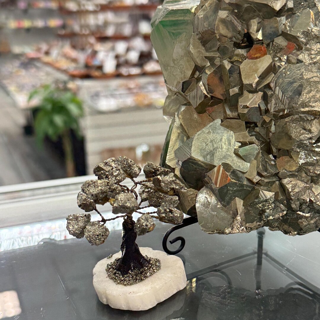 Pyrite Trees - Money, Wealth, Sucess- Decor - Etsy