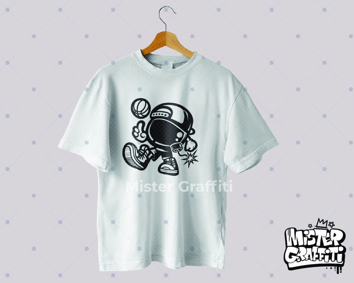 Basketball Boomer SVG, Funny Basketball Svg, Urban Svg, Graffiti SVG ...