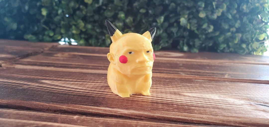 The "rockachu" Pikachu X the Rock 3D Printed Figure - Etsy