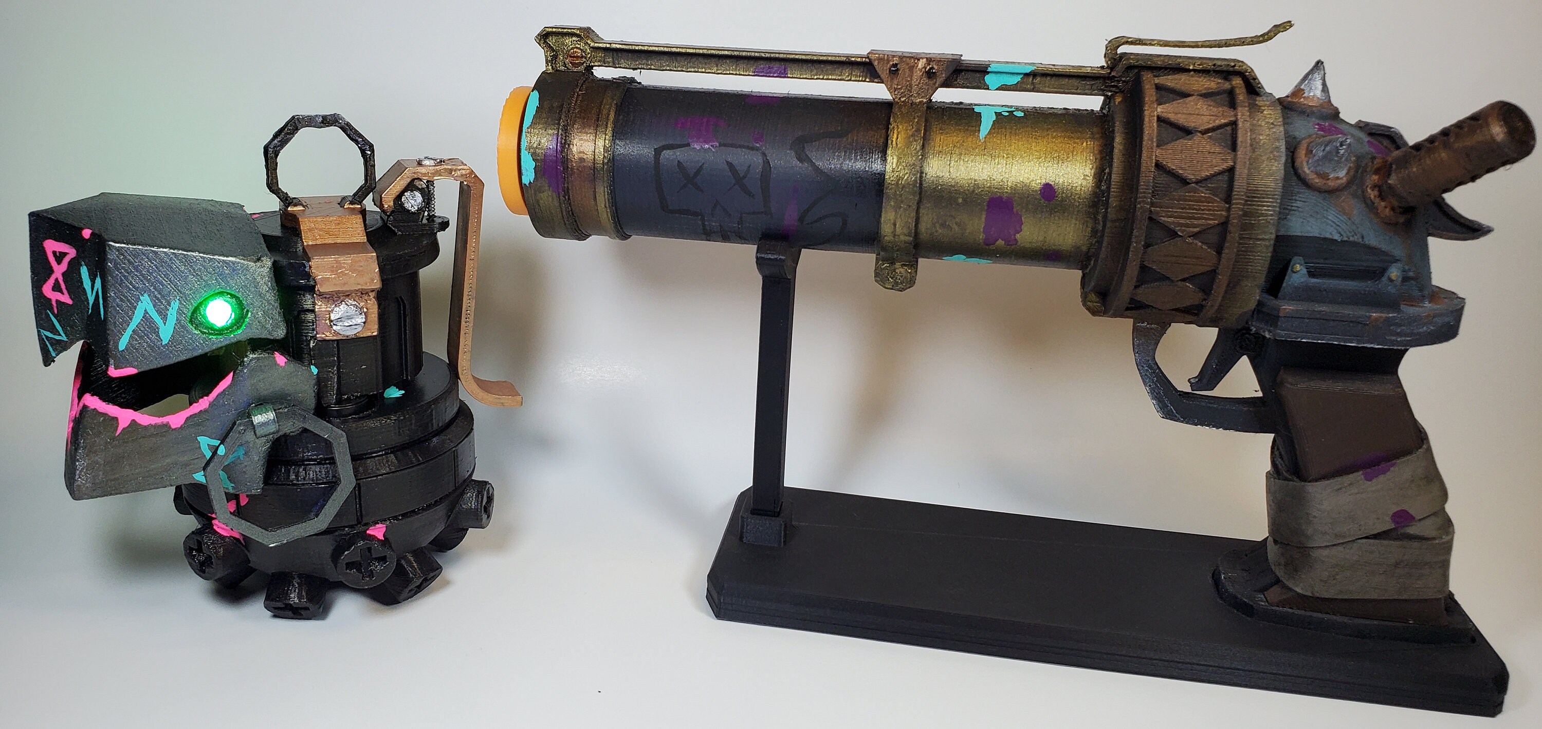 Jinx's Zapper Arcane 3D Printed Replica Prop - Etsy