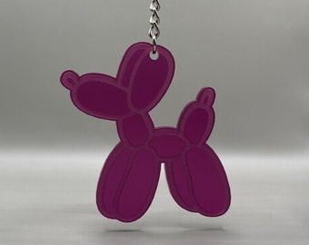 Balloon Dog Keychain - Etsy