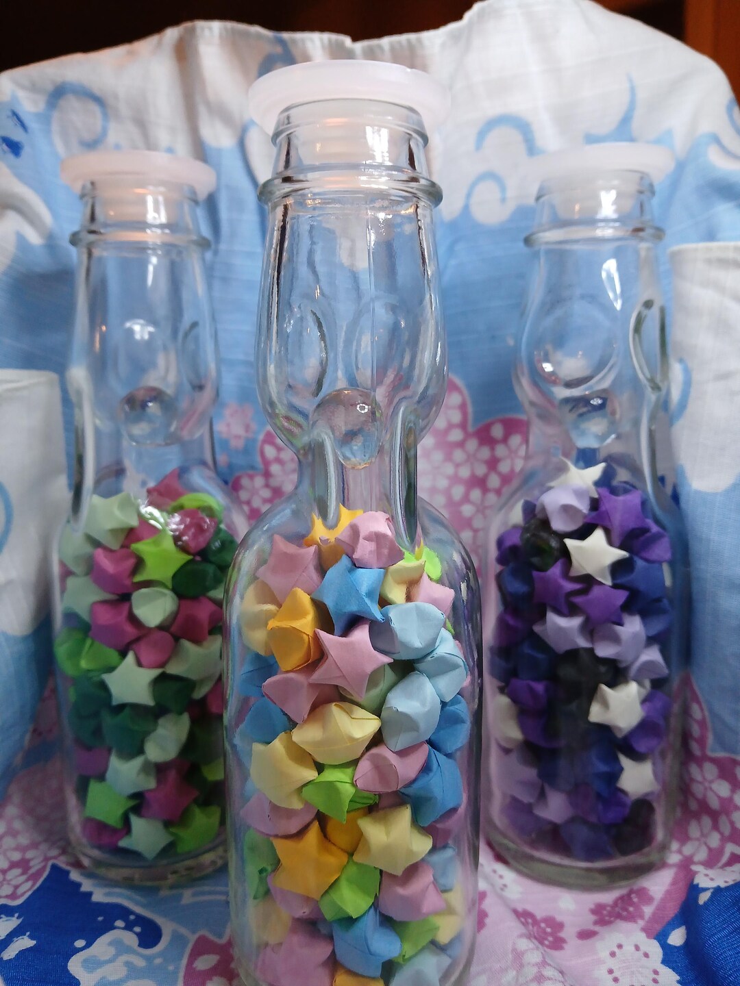 Lucky Star Ramune Bottle // Room Decor Piece - Etsy