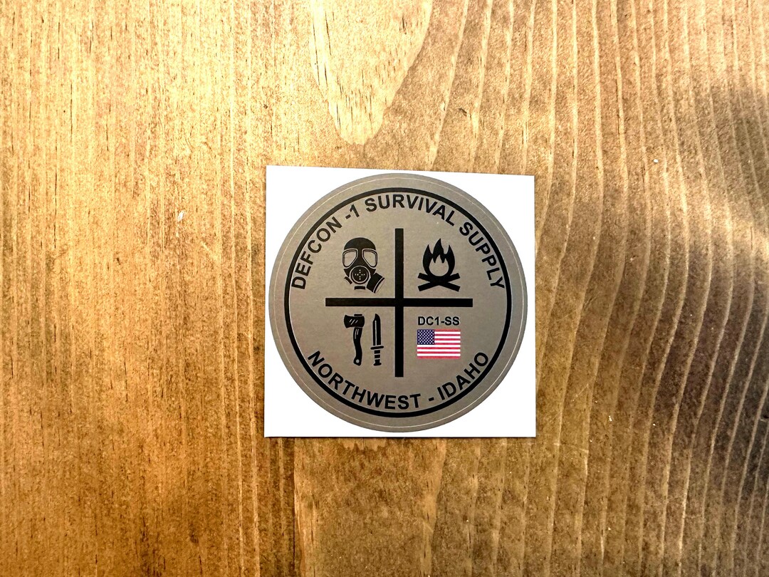 DEFCON 1 SURVIVAL SUPPLY Sticker / Decal - Etsy