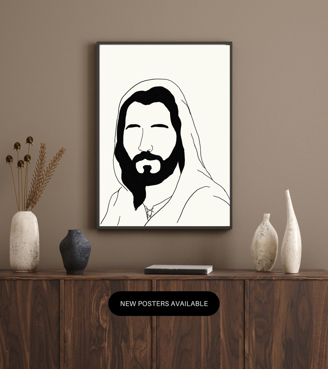 Digital, Christ, Teaching, Faceless,minimalist - Etsy