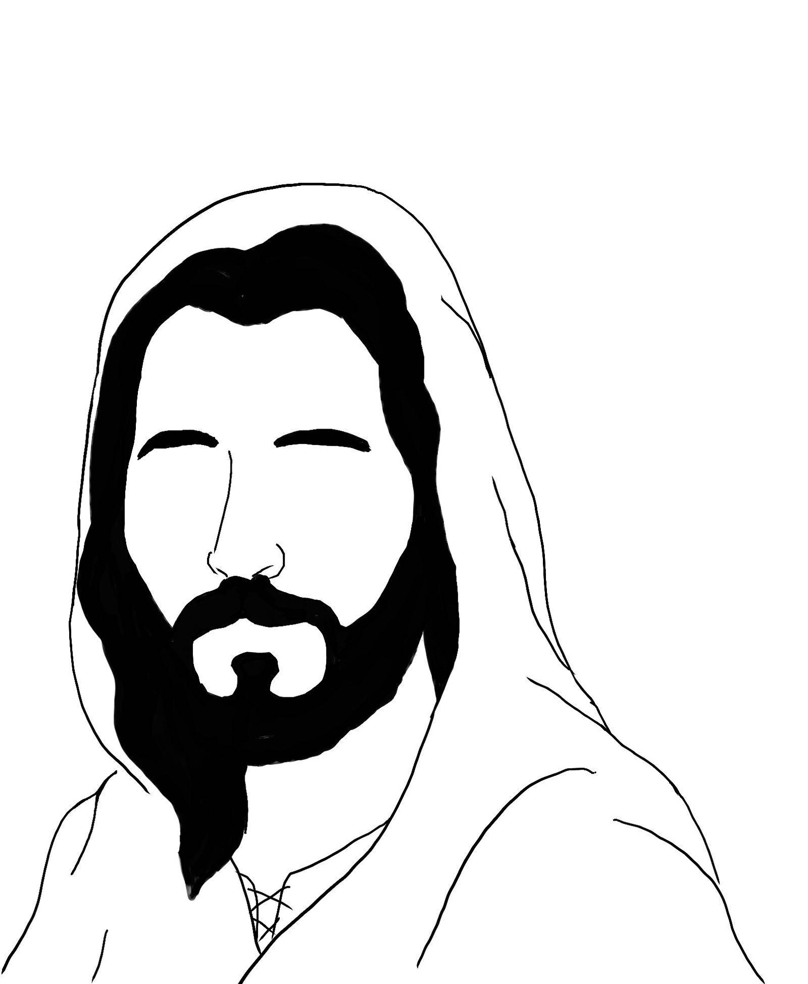 Digital, Christ, Teaching, Faceless,minimalist - Etsy