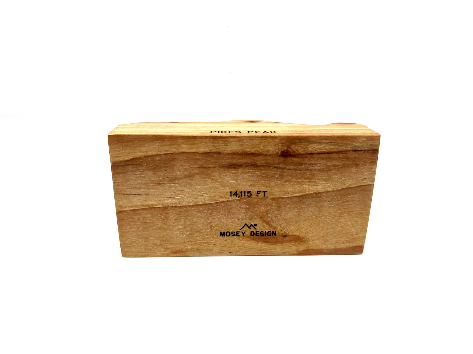 Pikes Peak Mini Model Solid Wood Topographic Carving Colorado Parks ...