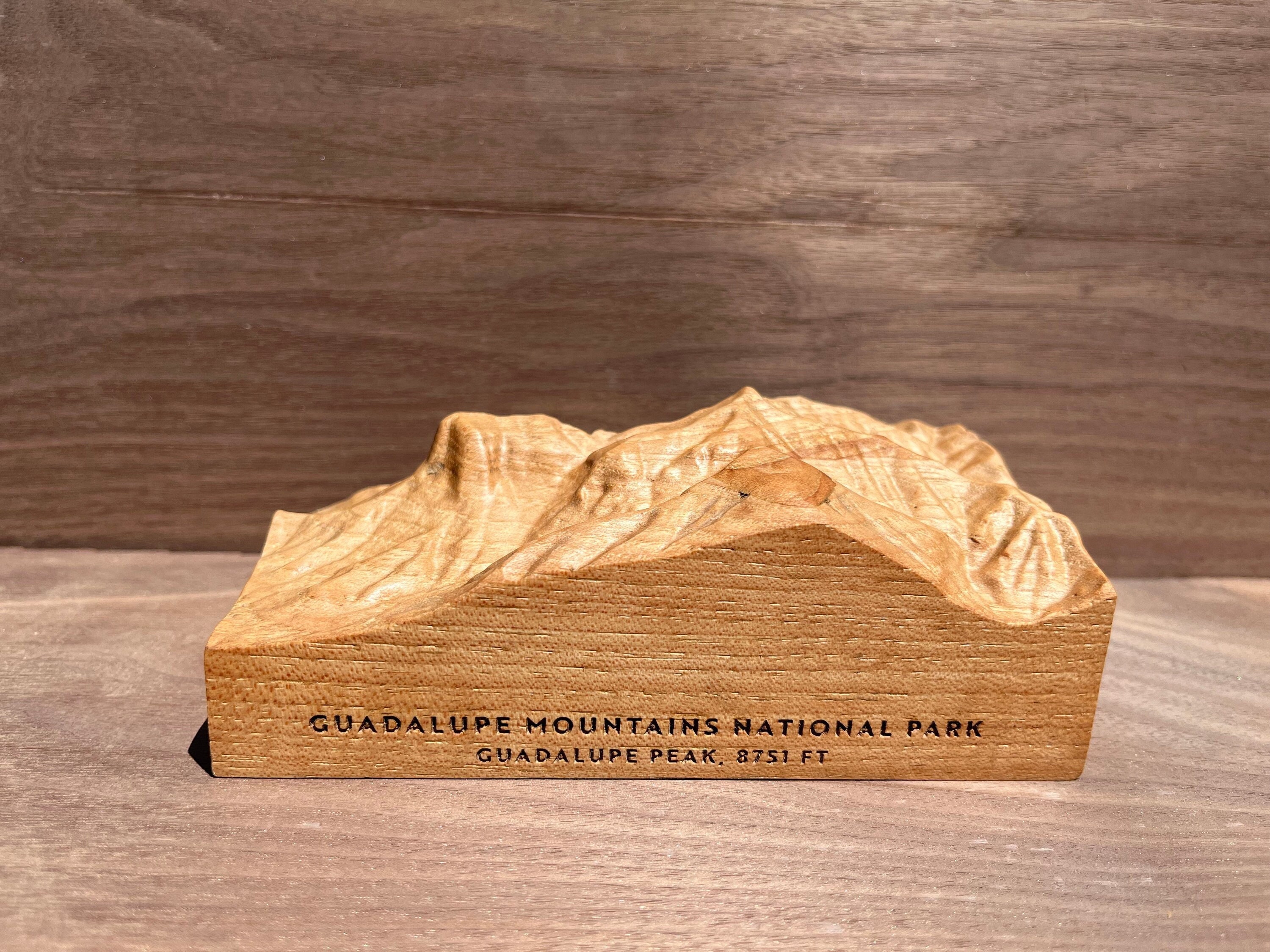 Guadalupe Mountains National Park Model, Guadalupe Peak Carving Made ...
