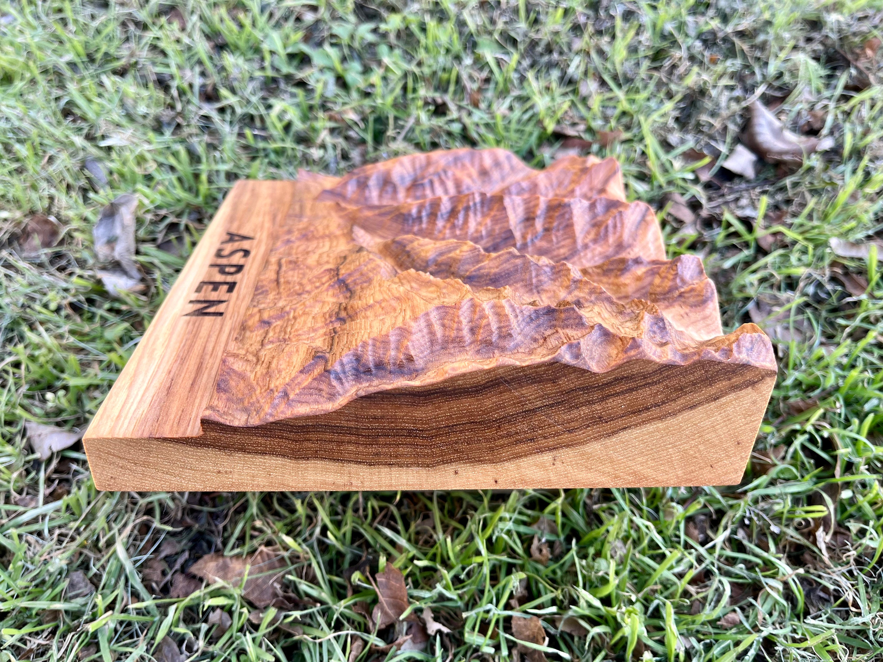 Aspen Mountains Wall Hanging, Complete With the Four Skiing Mountains ...