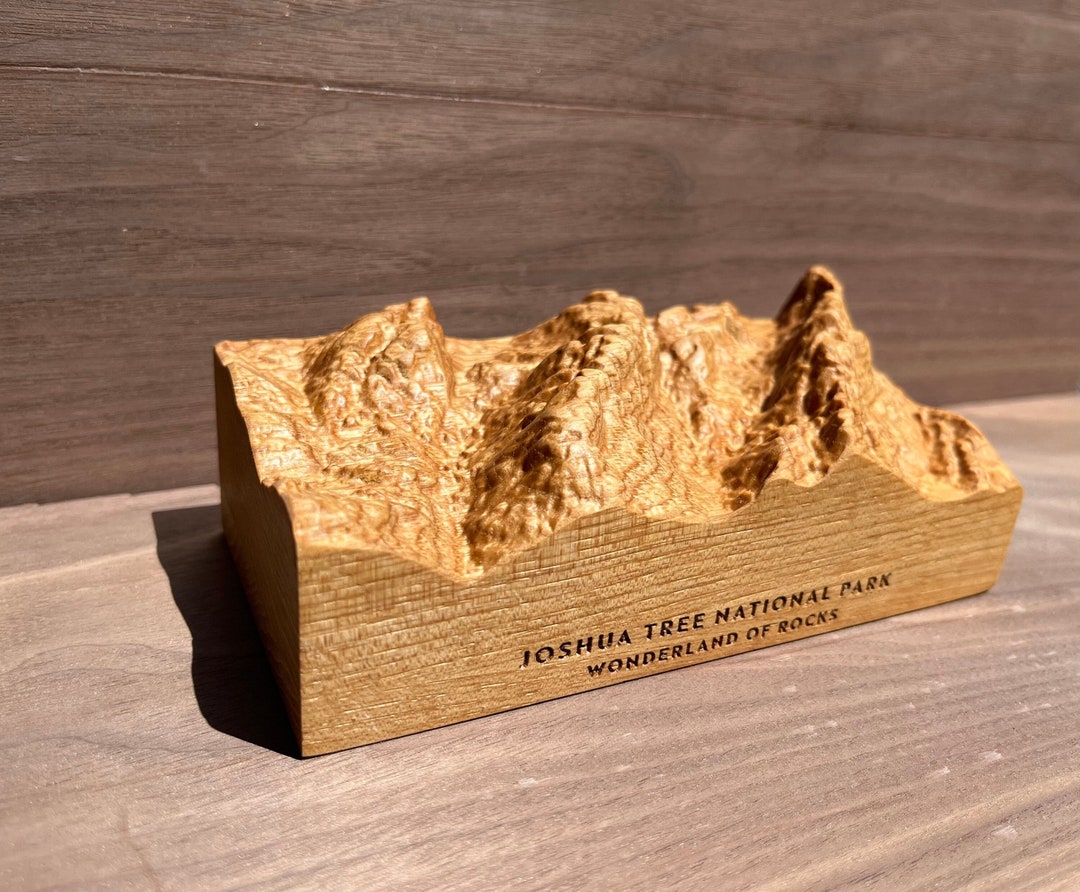 Joshua Tree National Park Carving, Wonderland of Rocks Model Made From ...