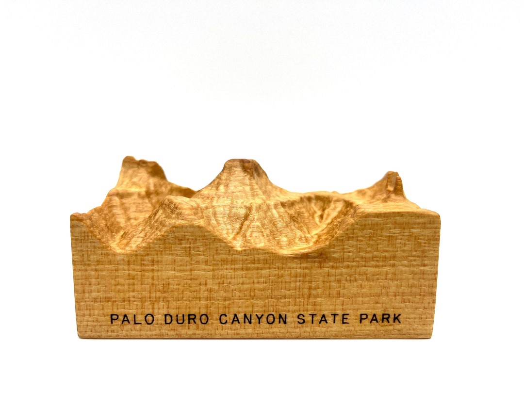 Palo Duro Canyon State Park Wood Carving; Lighthouse Trail Solid Wood ...