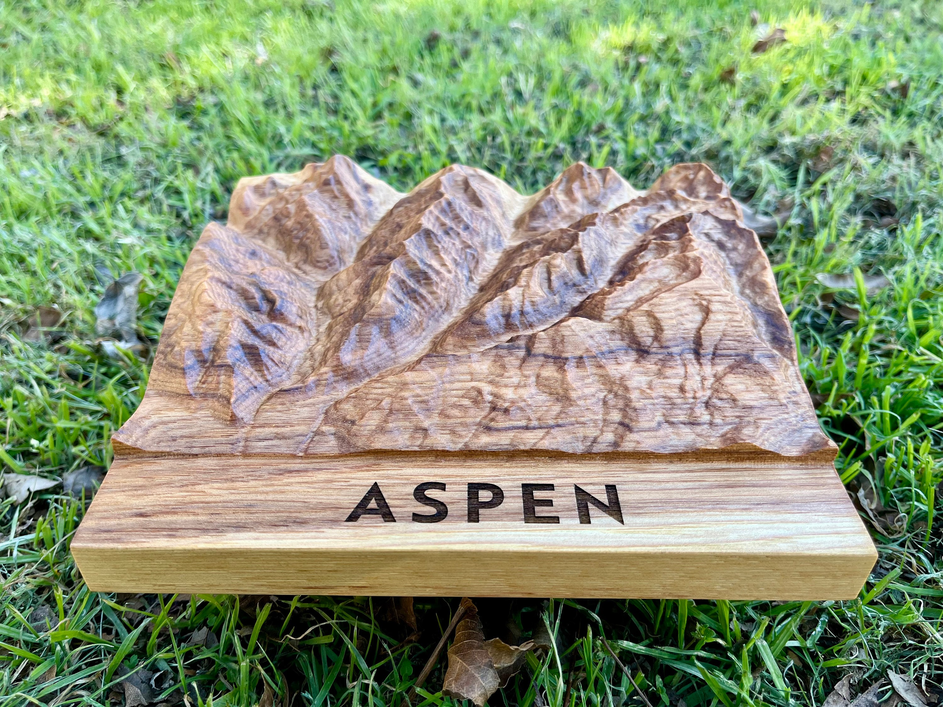 Aspen Mountains Wall Hanging, Complete With the Four Skiing Mountains ...