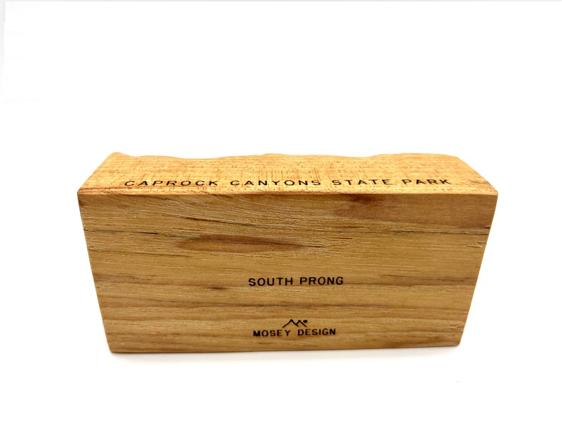 Caprock Canyons State Park Wood Carving; Solid Wood Topographical Model ...