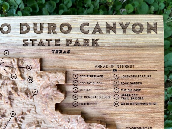 Palo Duro Canyon Topographic Map Exploring Palo Duro Canyon: The