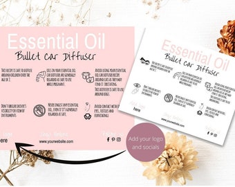 Car Diffuser Instructions - Etsy