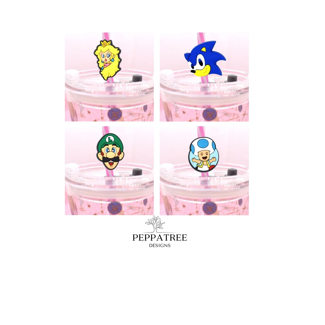 Straw Charms | Character Straw Charms | Stanley Cup Reusable Straw ...