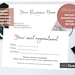 Appointment Card With QR Code Template, Editable Appointment Card ...