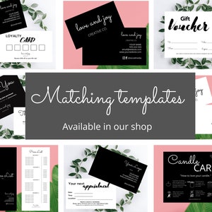 Minimalist White and Black Price List Template, Price List, Editable ...