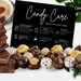 Editable Candy Care Package, Printable Candy Care Card Template, Sweets ...