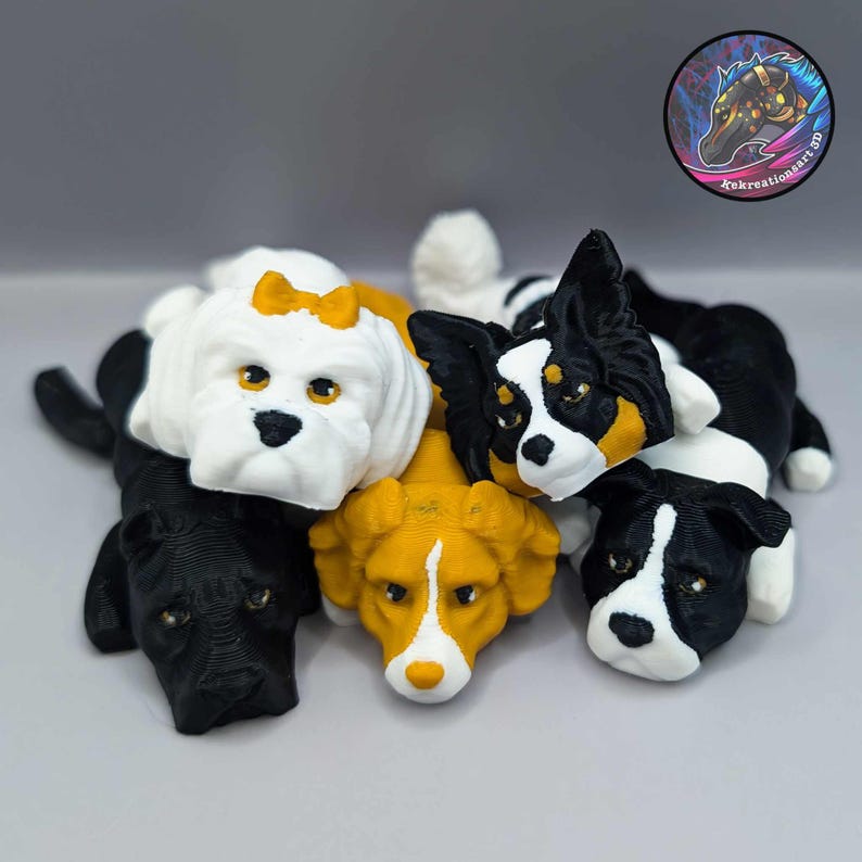 3D Printed Dogs - Etsy