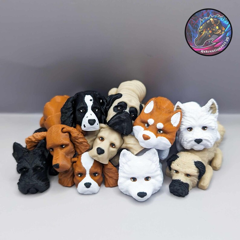 3D Printed Dogs - Etsy