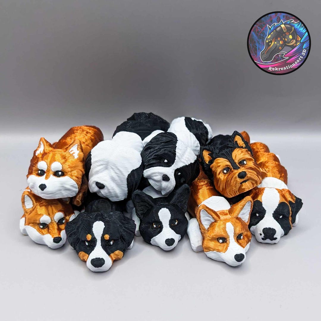 Custom 3D Printed Dog - Etsy