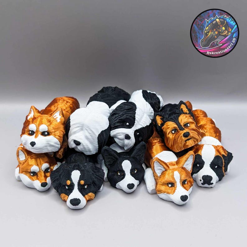 Custom 3D Printed Dog - Etsy