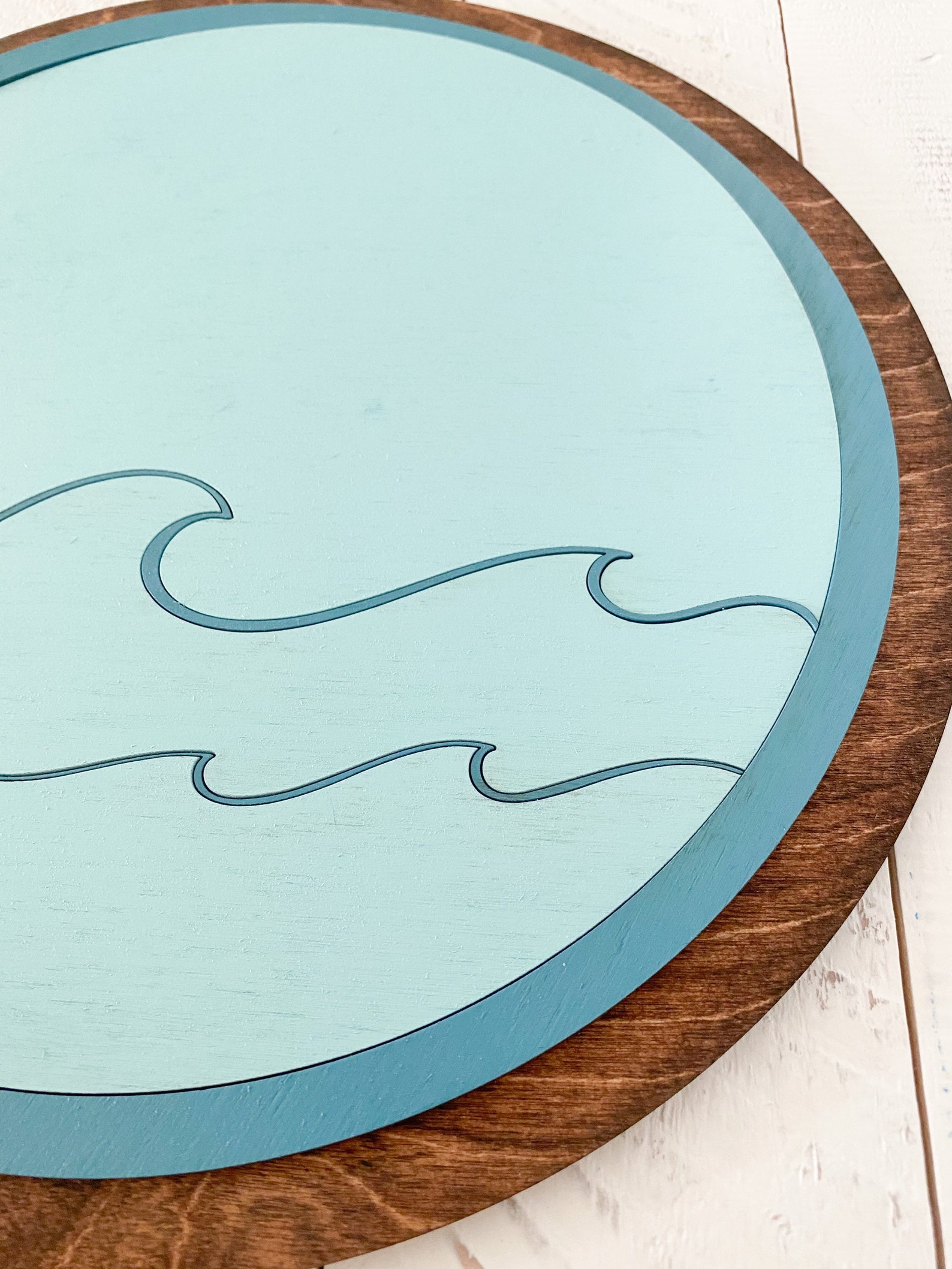 Beach Name Sign Digital Cut File Glowforge SVG File Wave | Etsy