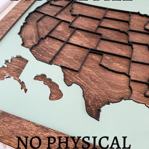 United States Travel Map Tracker | US Travel Fill in Puzzle Map | SVG ...