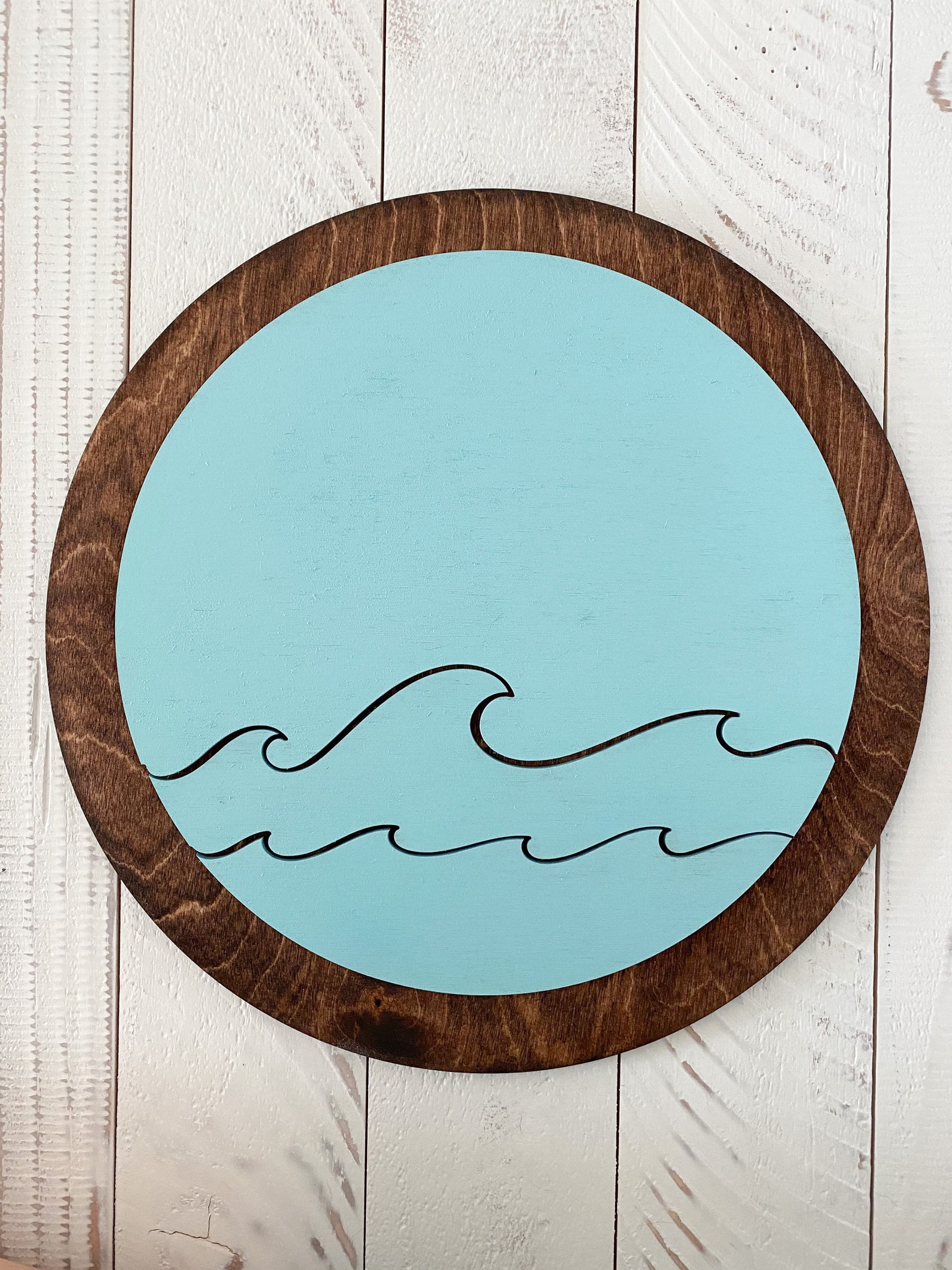 Beach Name Sign Digital Cut File Glowforge SVG File Wave | Etsy