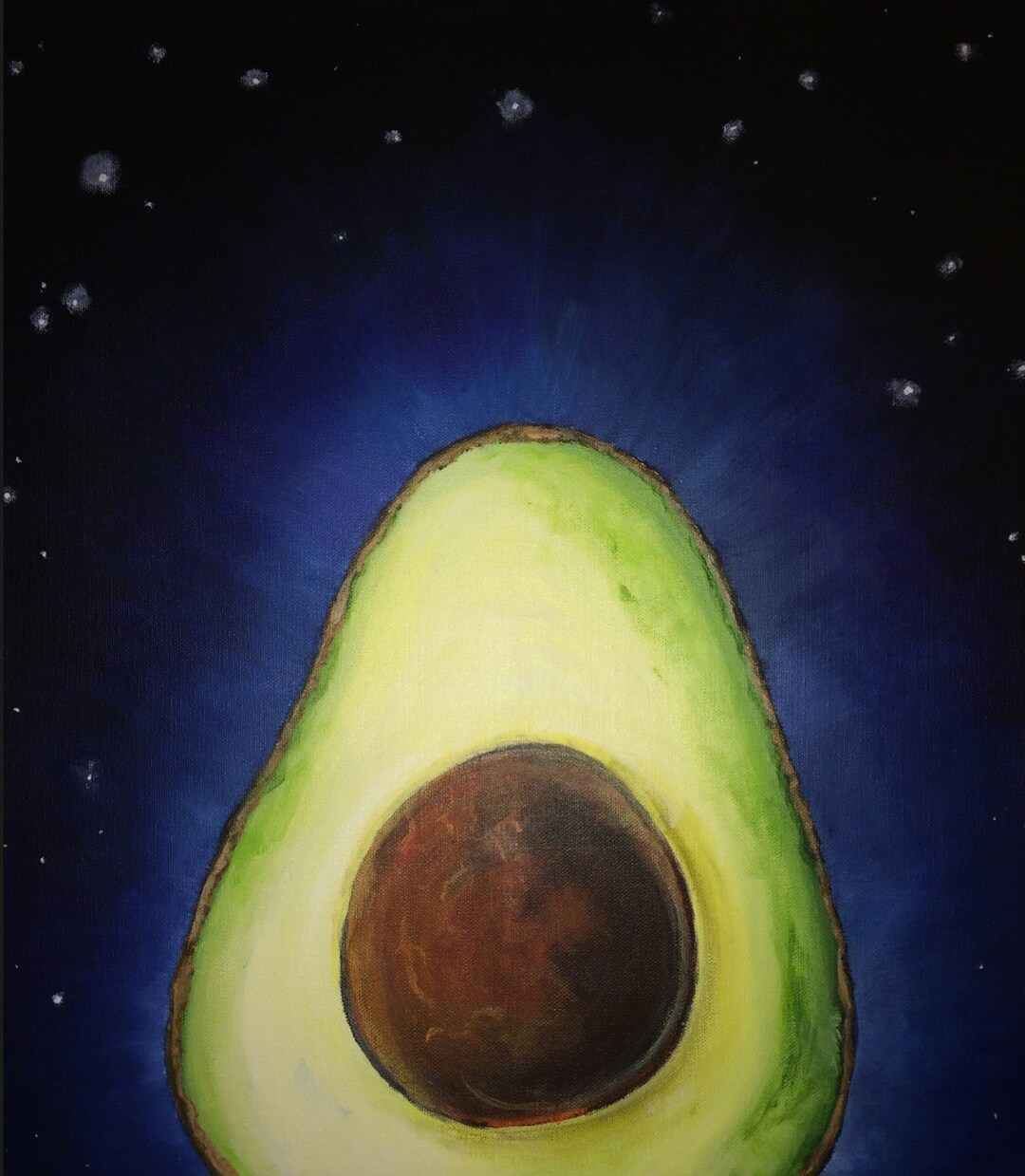 Downloadable Image - Space Avocado - Etsy
