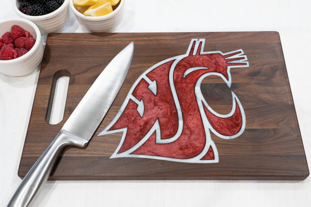Officially Licensed Washington State University Cutting Board, WSU ...