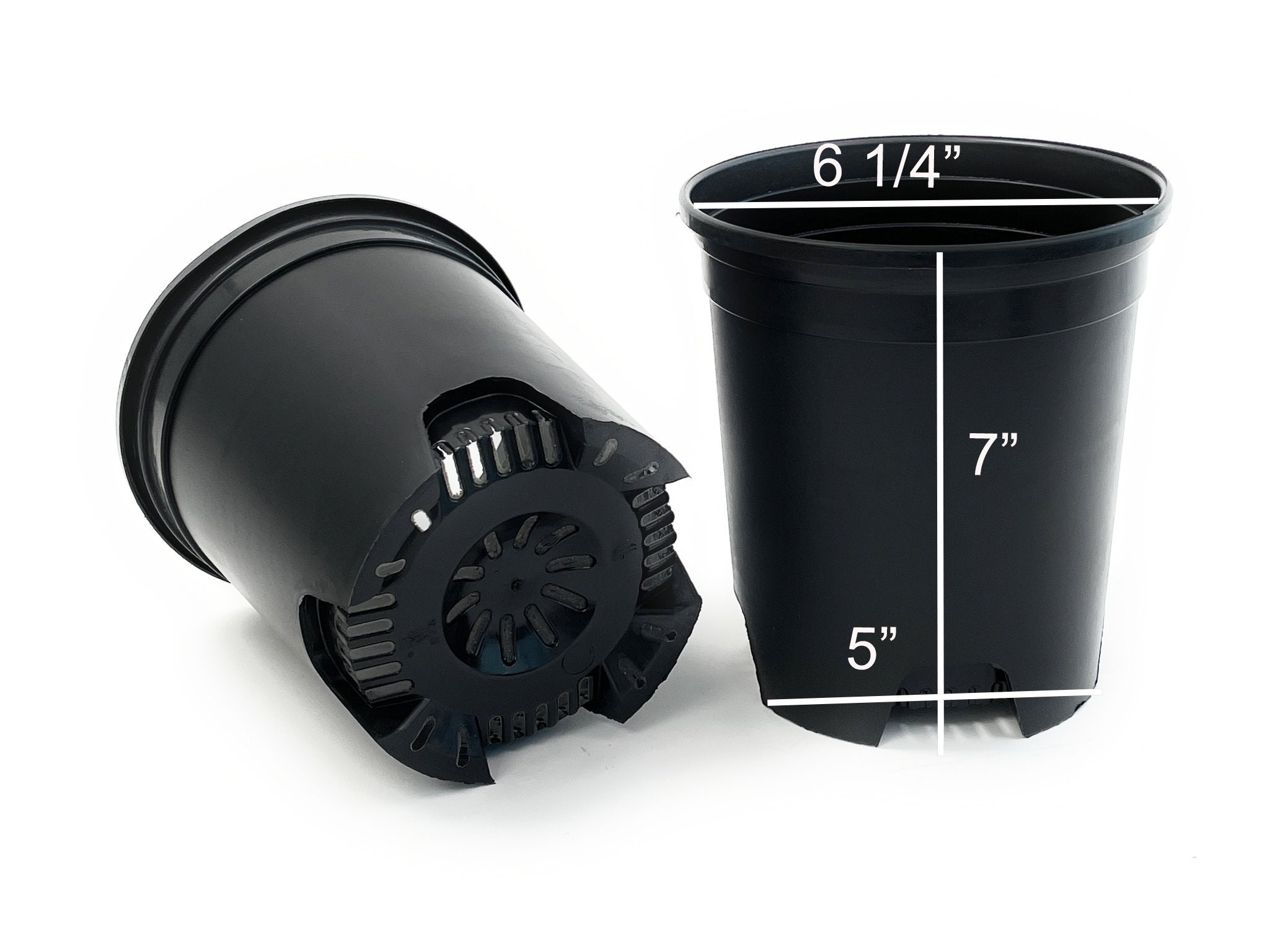 10-pack 1 Gallon Nursery Pot Liners Plastic Planters for - Etsy