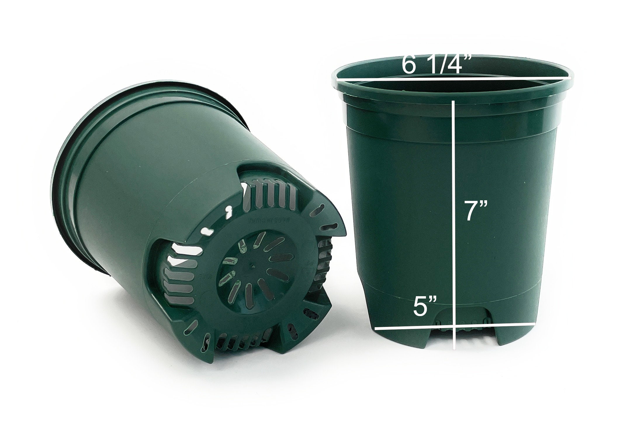 10-pack 1 Gallon Nursery Pot Liners Plastic Planters for - Etsy