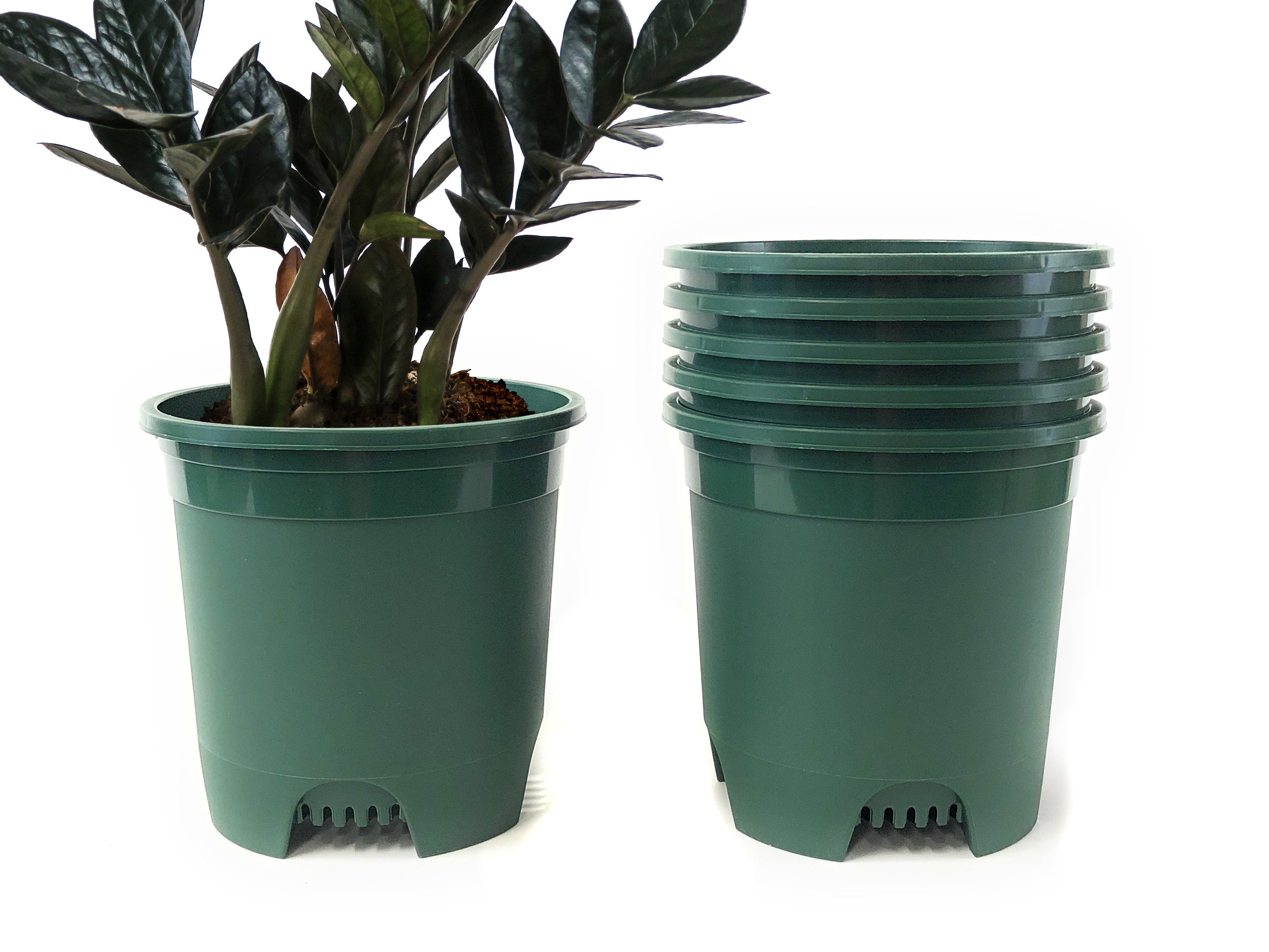 2 Gallon Nursery Pot Plastic 10-pack Planter Pots Pot Liners - Etsy