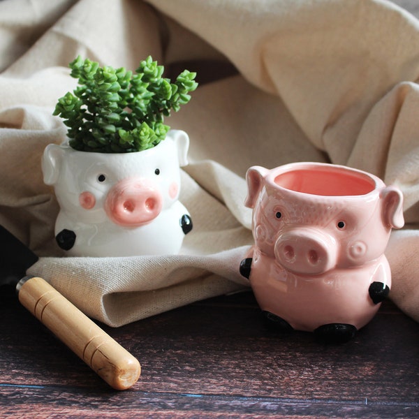 Pig Planter - Etsy